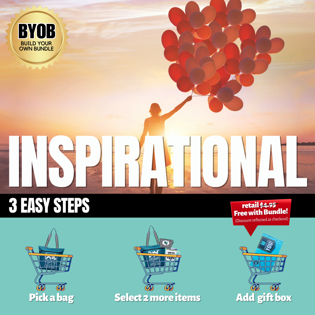Inspirational and Christian BYOB Gift Box - Bundle a bag with 2 additi ...