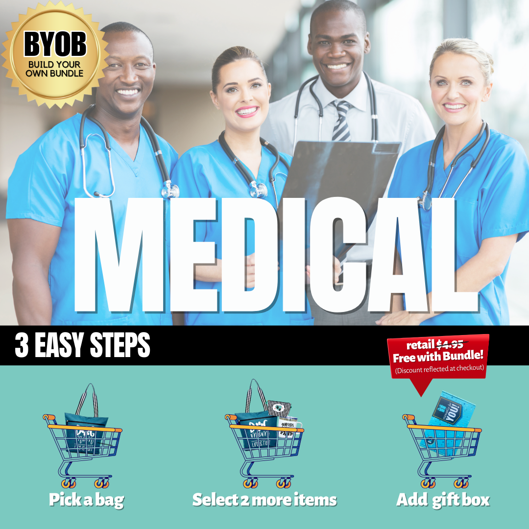 Medical Worker BYOB Gift Box - Bundle a bag with 2 additional items an ...